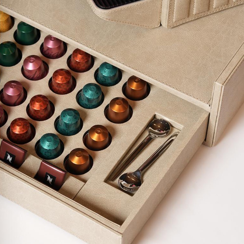 Buy online lebanese product Nespresso Pixie Leather Machine Set ...
